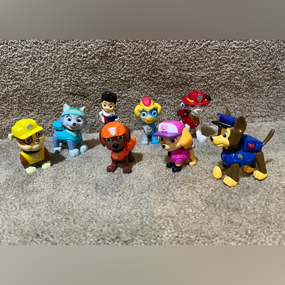 Paw Patrol | Toys | Paw Patrol Pups Lot Of 8 Figures Marshall Chase ...